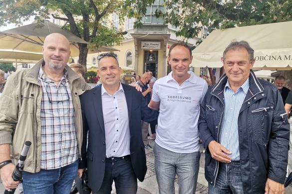 V Mariboru kandidati za predsednika države zbirali podpise. Musarjeva ...