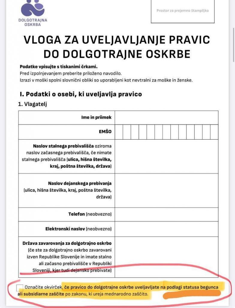 Levica nas je "nategnila". Dolgotrajno oskrbo plačujemo tudi za ...
